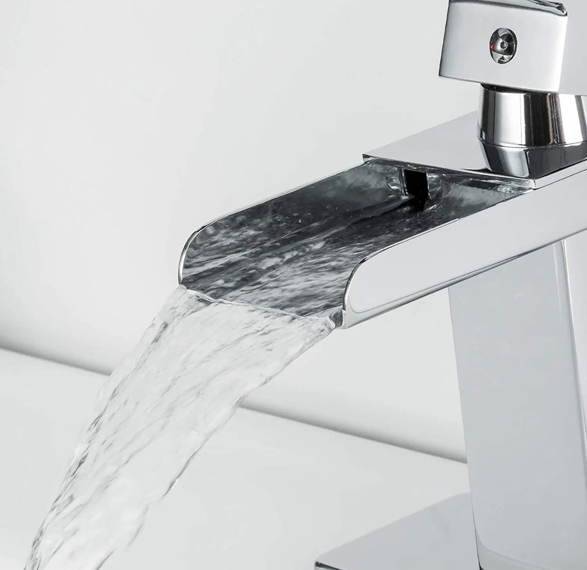 #1396 CHROME WATERFALL VANITY FAUCET – Home Of Faucets Ltd